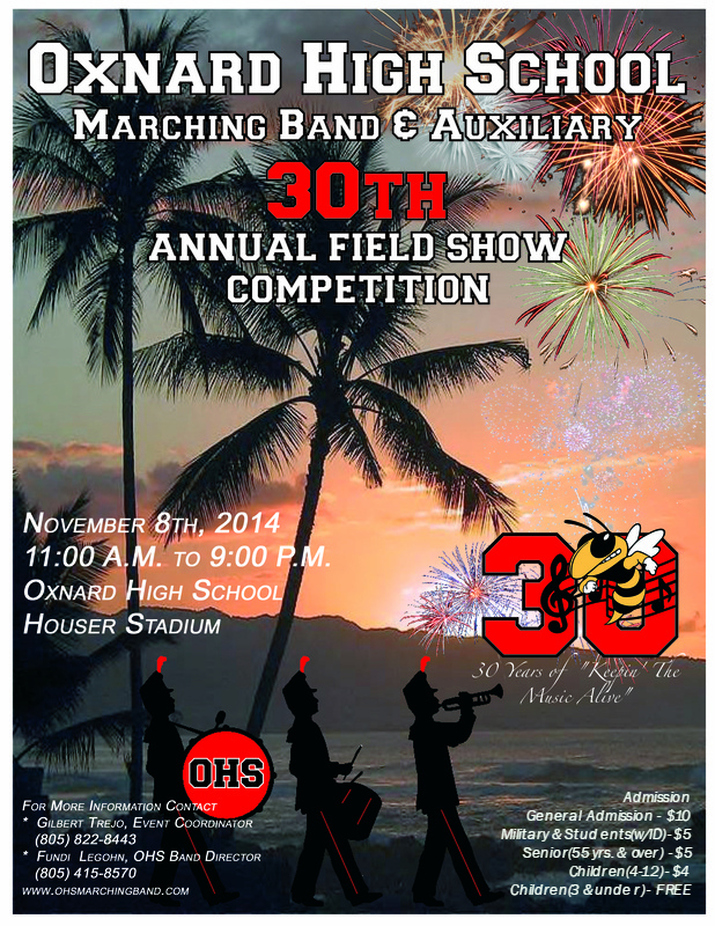 High School Bands from across the State of California, Nevada and ...